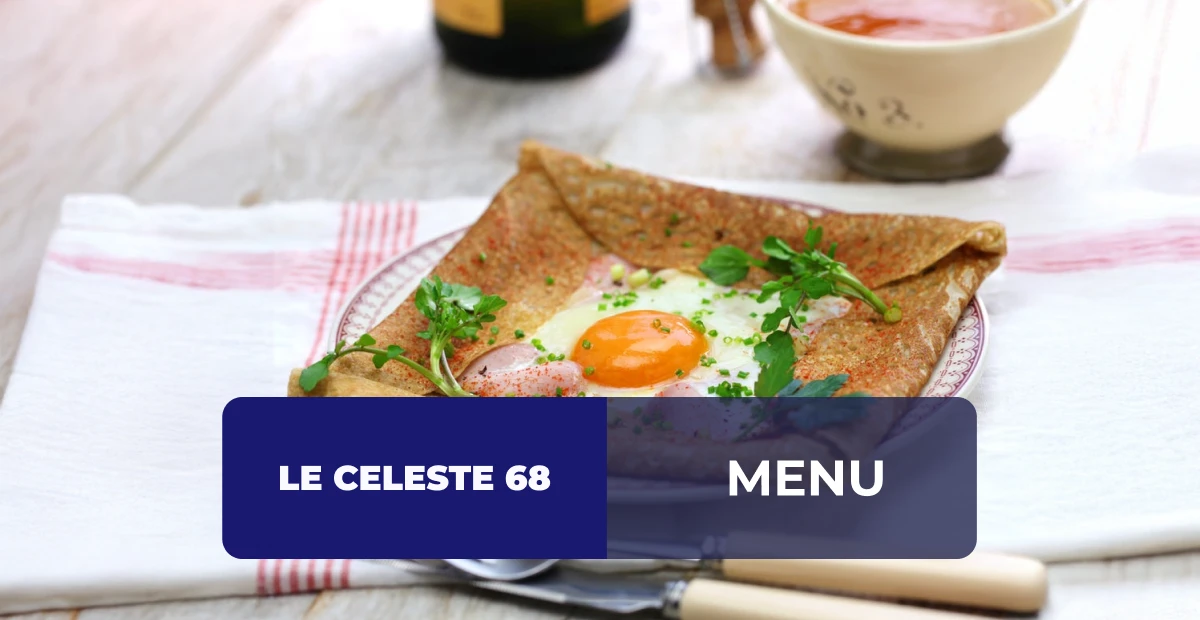 LE CELESTE 68 à Saint-Méen-le-Grand - Menu